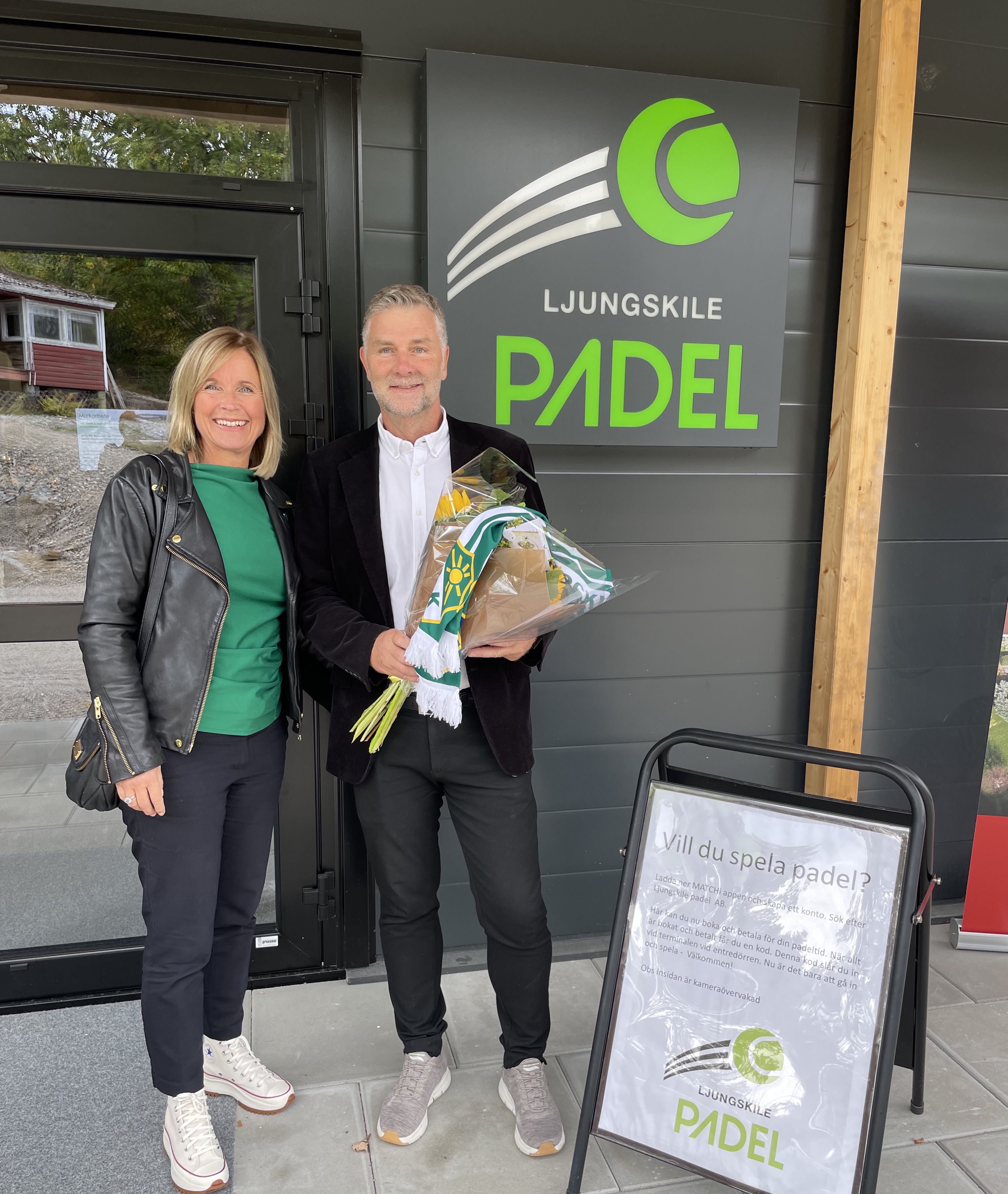 LSK på padelhallsinvigning – Ljungskile SK